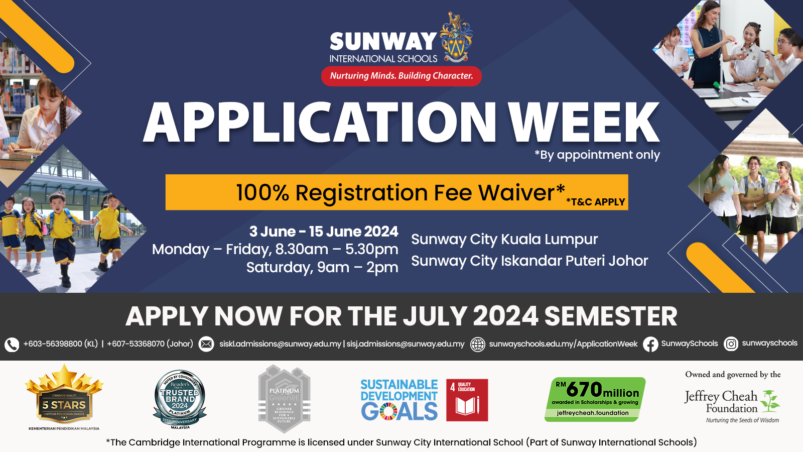 SIS Application Week | Sunway International Schools
